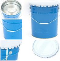 China Unlined Interiors Open Head Steel Pail With Iso 9001 Certificate for sale