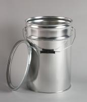China Customizable Tinplate Pails  with Smooth Surface Customized Printing and Crown Covers for sale