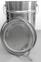 China Tinplate Pail With Press-In Lid With Clamping Ring for storage and transportation for sale