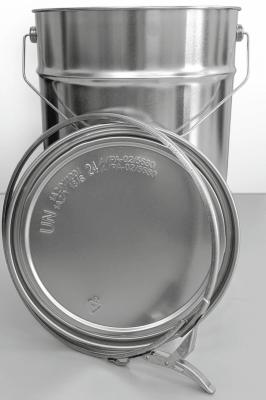 China Tinplate Pail With Press-In Lid With Clamping Ring for storage and transportation for sale