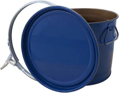 China 18 L Tinplate Bucket With Lid With Clamping Ring for sale