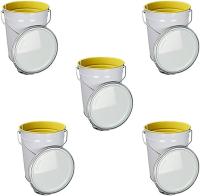 China Customizable Tinplate Pails  with Smooth Surface Customized Printing and Crown Covers for sale