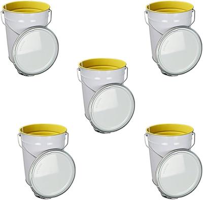 China 25 Litre Metal Pail Lacquered Interior UN Approved for sale