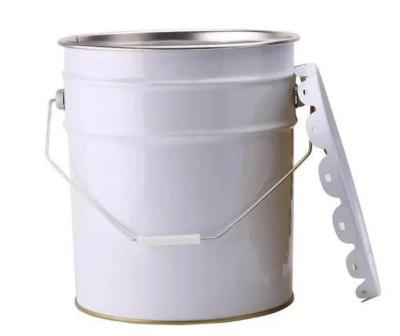 China Food Grade 25 Liter Tinplate Pail For Coconut Oil For Popcorn for sale