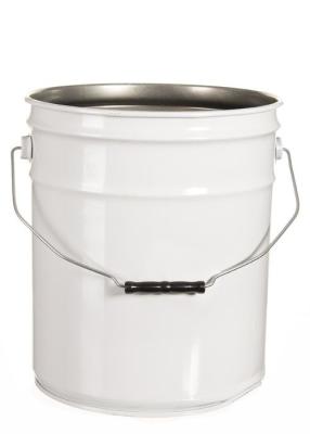 China 5 GALLON STEEL PAIL, OPEN HEAD, UNLINED, 28/26 GAUGE for sale
