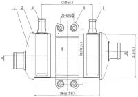 China Fuel Cell System Water-Cooled Intercooler ZLQ Series 5-200kW High Efficiency Low Flow Resistance for sale