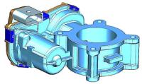 China Fuel Cell System Smart Electronic Throttle Valve T Series 0-200kW CAN PWM Dual Eccentric Butterfly for sale