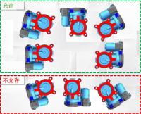 China Fuel Cell System Smart Electronic Throttle Valve T Series 0-200kW CAN PWM Dual Eccentric Butterfly for sale