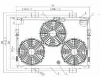 China Fuel Cell ATS Radiator Module 0-150kW Configurable Fans High Efficiency Low Flow Resistance for sale