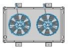 China Fuel Cell ATS Radiator Module 0-150kW Configurable Fans High Efficiency Low Flow Resistance for sale