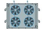 China Fuel Cell ATS Radiator Module 0-150kW Configurable Fans High Efficiency Low Flow Resistance for sale