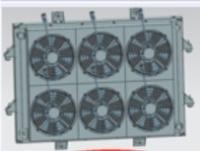 China Fuel Cell ATS Radiator Module 0-150kW Configurable Fans High Efficiency Low Flow Resistance for sale