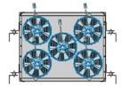 China Fuel Cell ATS Radiator Module 0-150kW Configurable Fans High Efficiency Low Flow Resistance for sale