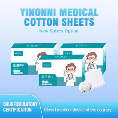 China Bandage Immobilization Medical Cotton Pad Breathable Mesh Cotton Gauze Pads for sale