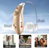China Medical-grade behind-the-ear hearing aid. Fast charging, long battery life. AI invisible noise cancellation. for sale