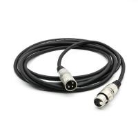 China 30ft XLR Microphone Cables OFC Copper Conductor And Copper Braided Shield Male To Female for sale