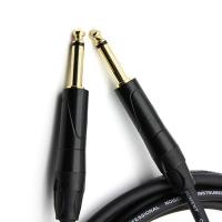China 1/4 Inch Straight To Straight Guitar Cable 10ft 20ft 30ft OFC Copper Conductor for sale
