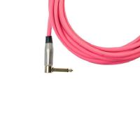 China Bass Amp Cable Instrument Patch Cable Straight To Angled 10ft Pro Audio Cable for sale