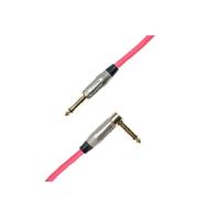 China Bass Amp Cable Instrument Patch Cable Straight To Angled 10ft Pro Audio Cable for sale