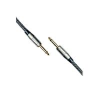 China 6.35mm Guitar Cable Instrument Patch Cable Nylon Braided Straight To Straight Amp Cable for sale