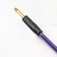 China Bass Guitar Audio Cable Instrument Cable For Electric Bass 1/4 Inch Straight Amp Cord Guitar Cable for sale
