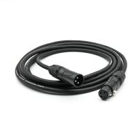 China AWG 24 XLR Microphone Cables Black XLR Male To XLR Female Mic Cable For Mixer for sale
