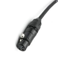 China AWG 24 XLR Microphone Cables Black XLR Male To XLR Female Mic Cable For Mixer for sale