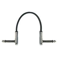 China 6.35mm Right Nickel Effect Pedal Leads Instrument Cable 2 Pcs Pack Bass Patch Cable for sale