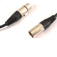 China 20ft Male To Female Xlr Cable Black Color Mic Cord Leads For Microphone Mixer for sale