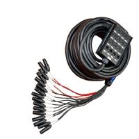 China Bulk Audio Snake Cable Multi Channels Low Profile XLR Send Circuit Board XLR Splitter 100 Feet for sale