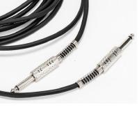 China Audio Wire Instrument Cable Amp Cord For Bass Black Guitar Cable 1/4 Inch for sale