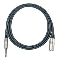 China XLR Female to 1/4 Inch 6.35mm TS Microphone Cable Mic Cord Black XLR Cable 10 ft for sale