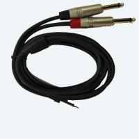 China DAC C Type To Dual 1/4 Inch Instrument Y Splitter Cable Built in Powerful DAC Chip for sale