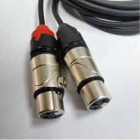 China DAC C to Dual XLR Female Audio Cable Y Splitter Built-in Powerful DAC Chip for sale