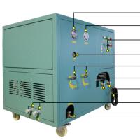 China 2HP Low Pressure Refrigerant Recovery Machine R123 Chiller AC Gas Charging Recycling Machine for sale