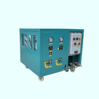 China 2HP Low Pressure Refrigerant Recovery Machine R123 Chiller AC Gas Charging Recycling Machine for sale