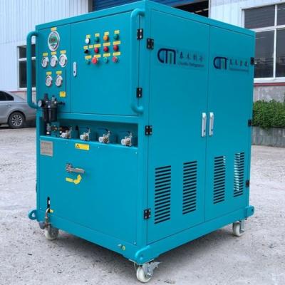 China Freon Oil-Less Plant R410a R22  Recovery Unit Refrigerant Charging Machine for sale
