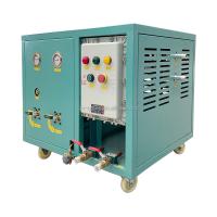 China R245fa R123 R1233zd Low Pressure Refrigerant Recovery Recycling Machine Chiller System Charging Machine for sale