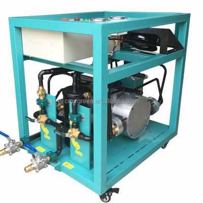 China Low Pressure Refrigerant Recovery Unit R123 R245fa Chiller Refrigerant Recovery Charging Machine for sale
