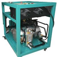 China 4HP Oil Less Large Gas Displacement R514A HFO Refrigerant Recovery Machine Low Pressure Recovery Charging Equipment for sale