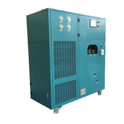 China 4HP Oil Less Fast Speed Refrigerant Recovery Machine R134a R22 Refrigerant Reclaim System for sale