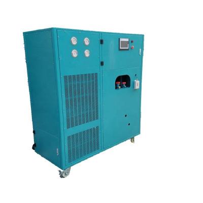 China R407C 0.0025% Moisture Refrigerant Reclaim Machine With Twin Cylinder Reciprocating for sale