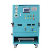 China Refrigerant Freon Recovery Machine R134a Filling Oil Less Single-Stage Refrigerant Split Charging Recharge Machine for sale