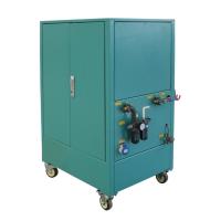 China Refrigerant Freon Recovery Machine R134a Filling Oil Less Single-Stage Refrigerant Split Charging Recharge Machine for sale