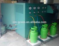China R410a Refrigerant Filling Equipment Air Conditioning Recovery Charging Machine R134a Refrigerant Ac Charging Station for sale