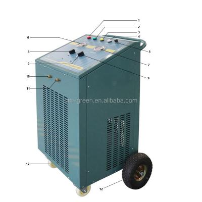 China CM7000 HVAC Refrigerant Charing Recovery Station Freon Gas Refrigerant Recovery Pump for sale