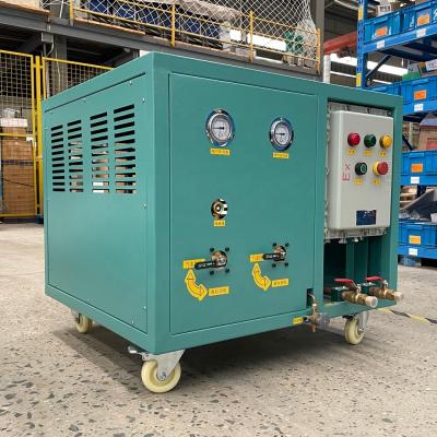 China R11,R123,R245FA,R1233ZD Explosion-Proof Low Pressure Refrigerant Recovery Machinery for sale
