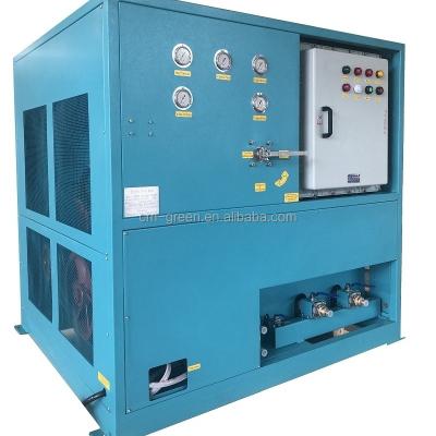 China Refrigerant ISO Tank Vapor Recovery System Fast Speed  AC R32 R134a Recovery Recharge Machine Gas Recovery Charging Machine for sale
