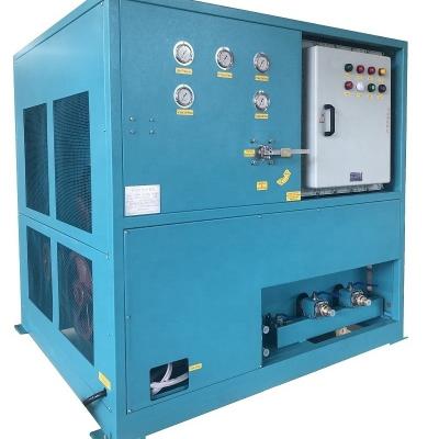 China R134a Refrigerant Gas Transfer Recovery Machine 25HP ISO Tank Residual Gas Recovery System  AC Charging Recharge Machine for sale