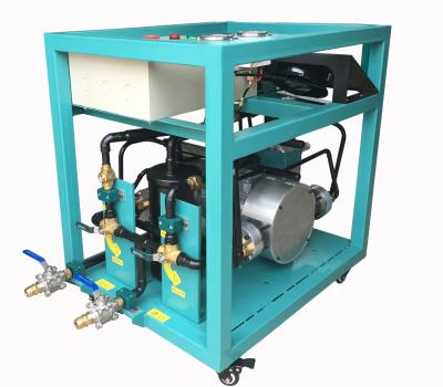 China R123 R245fa R1233zd Oil Free Compressor Refrigerant Charge Station For Hvac Refrigerant Charging Equipment for sale